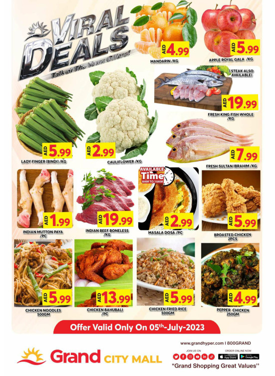 Big Deals - Grand City Mall from Grand Hypermarket until 5th July ...