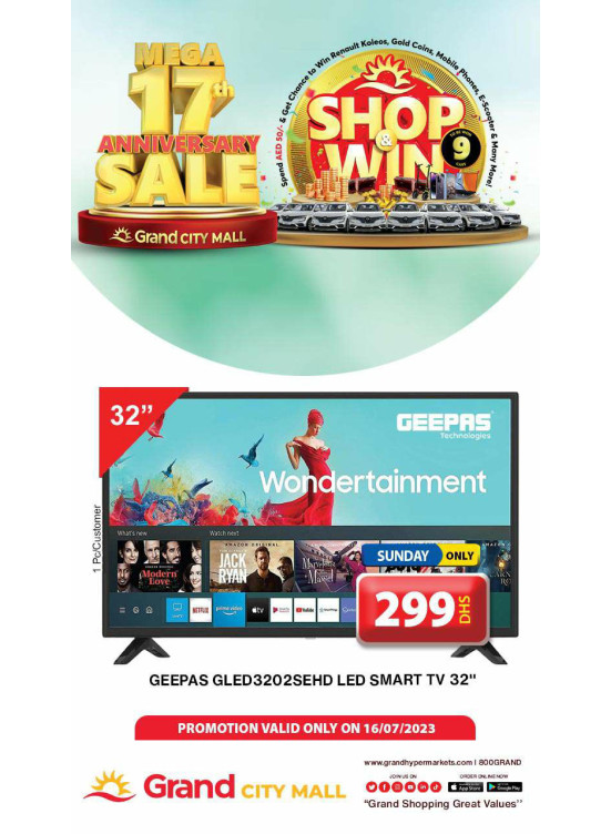 Amazing Deals - Grand City Mall from Grand Hypermarket until 16th July ...