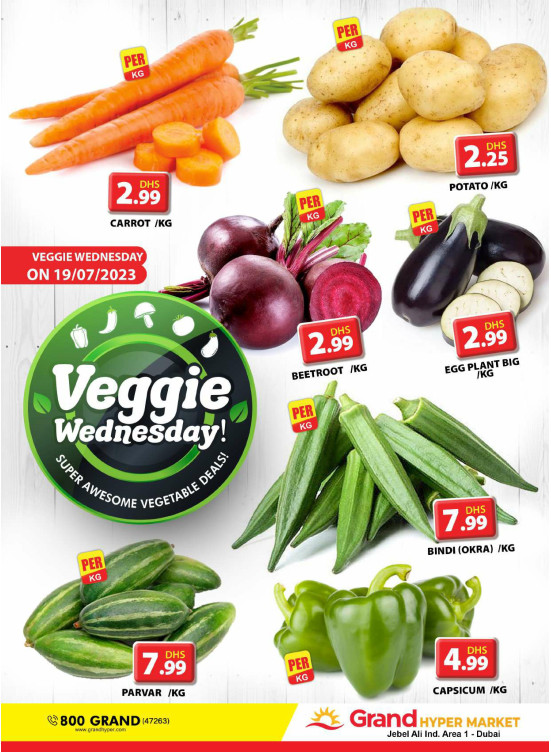 Veggie Wednesday - Grand Mini Mall from Grand Hypermarket until 19th ...