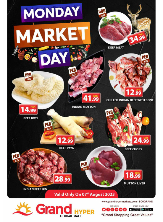Meat Monday - Grand Hyper Al Khail Mall from Grand Hypermarket until ...
