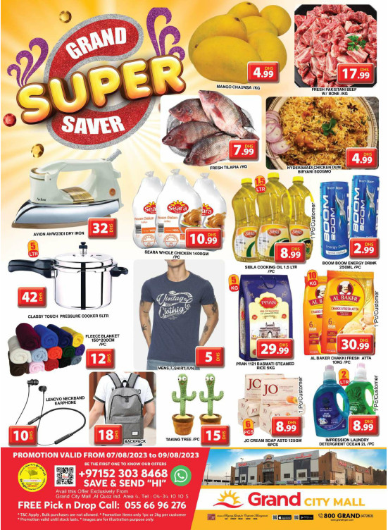 Grand Super Saver - Grand City Mall from Grand Hypermarket until 9th ...