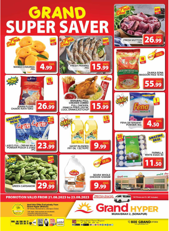 Grand Super Saver - Grand Hyper Muhaisnah from Grand Hypermarket until ...