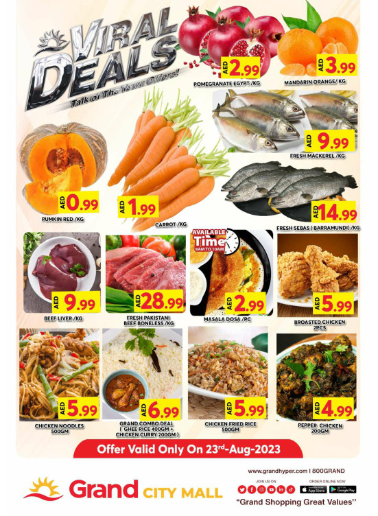 Big Deals - Grand City Mall from Grand Hypermarket until 23rd August ...