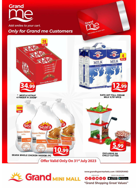 Grand Deals - Grand Mini Mall from Grand Hypermarket until 31st August - Grand Hypermarket UAE ...