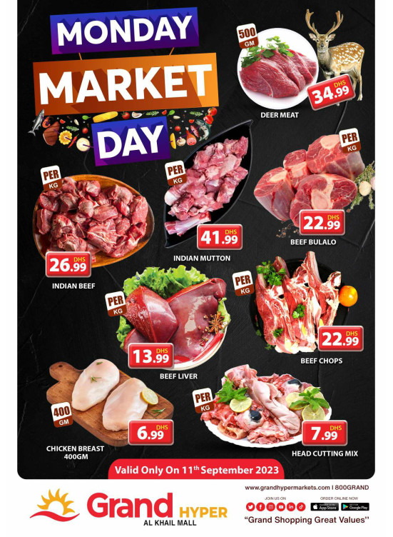 Meat Monday - Grand Hyper Al Khail Mall from Grand Hypermarket until ...