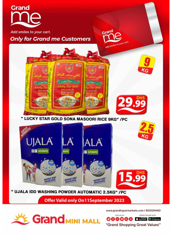 Grand Deals - Grand Mini Mall from Grand Hypermarket until 11th September - Grand Hypermarket ...