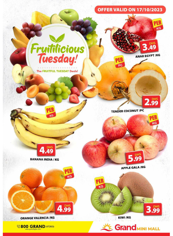 Fruitilicious Tuesday - Grand Mini Mall from Grand Hypermarket until ...