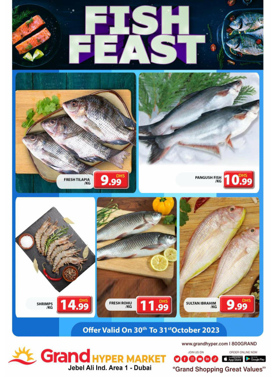 Fish Feast - Grand Hypermarket Jebel Ali from Grand Hypermarket until 31st October - Grand ...