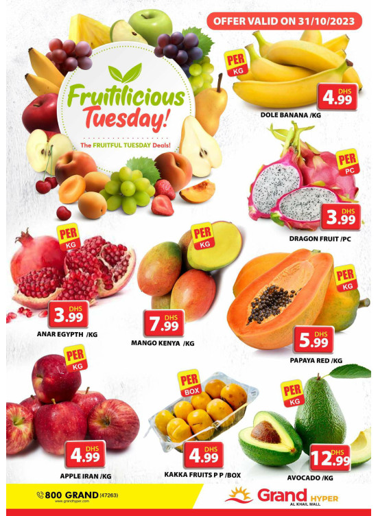 Fruitilicious Tuesday - Grand Hyper Al Khail Mall from Grand ...