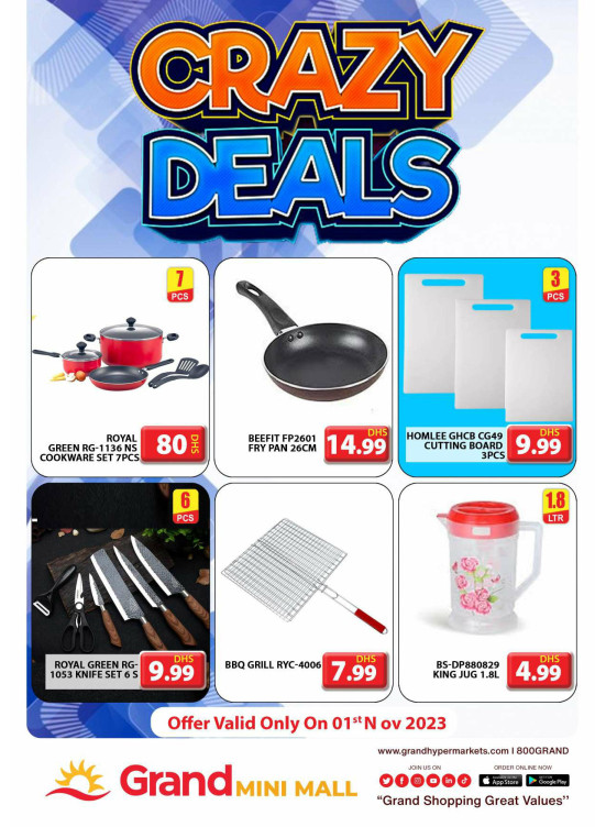 Crazy Deals - Grand Mini Mall from Grand Hypermarket until 1st November ...