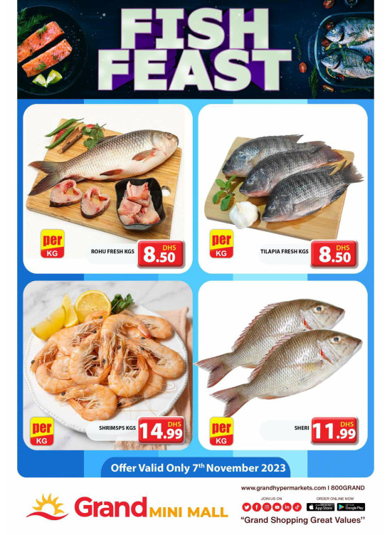 Fish Feast - Grand Mini Mall from Grand Hypermarket until 7th November ...