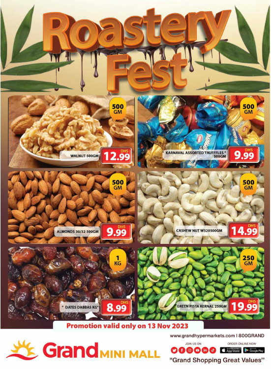 Roastery Fest - Grand Mini Mall from Grand Hypermarket until 13th November - Grand Hypermarket ...