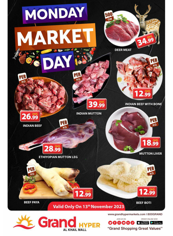 Meat Monday - Grand Hyper Al Khail Mall from Grand Hypermarket until ...