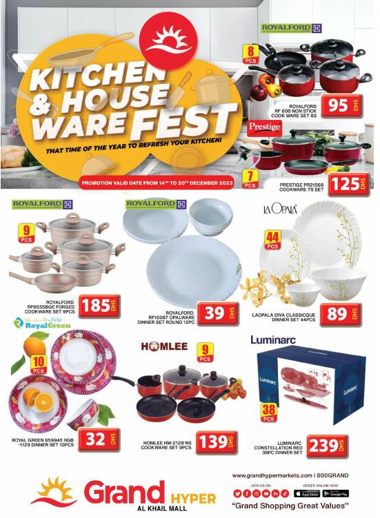 Kitchen & House Fest - Grand Hyper Al Khail Mall from Grand Hypermarket ...