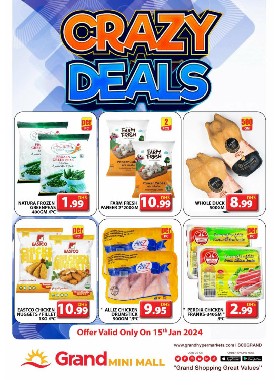 Crazy Deals - Grand Mini Mall from Grand Hypermarket until 15th January ...