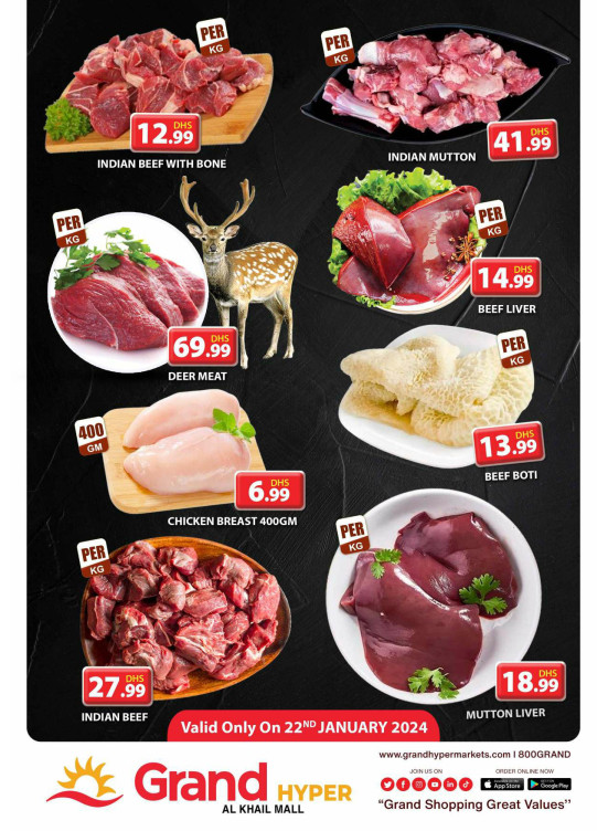 Meat Monday - Grand Hyper Al Khail Mall from Grand Hypermarket until ...