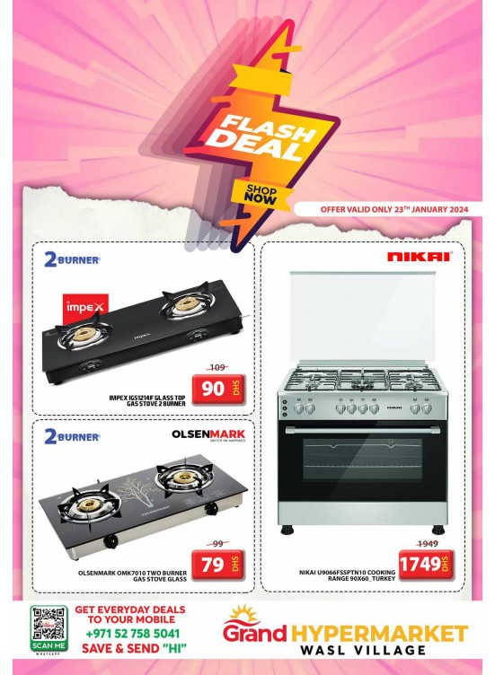Tuesday Flash Deal - Wasl Village, Dubai from Grand Hypermarket until ...