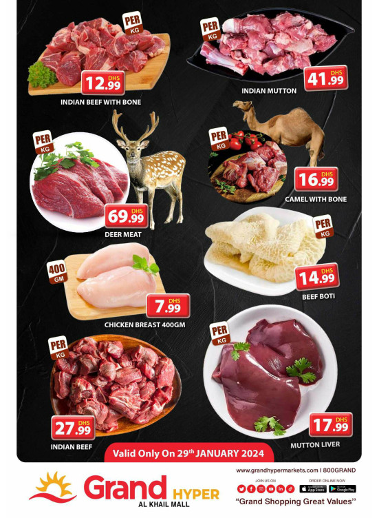 Meat Monday - Grand Hyper Al Khail Mall from Grand Hypermarket until ...