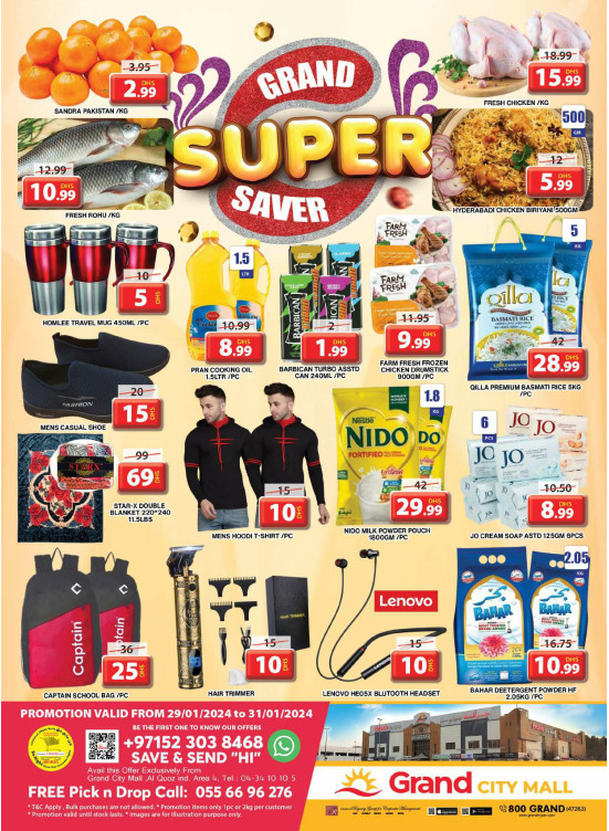 Grand Super Saver - Grand City Mall from Grand Hypermarket until 31st ...