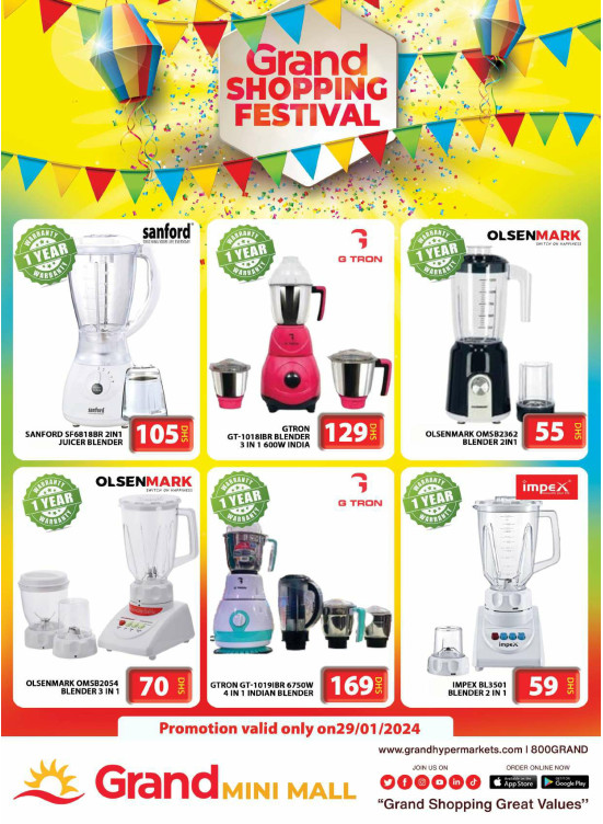 Grand Shopping Festival - Grand Mini Mall from Grand Hypermarket until ...