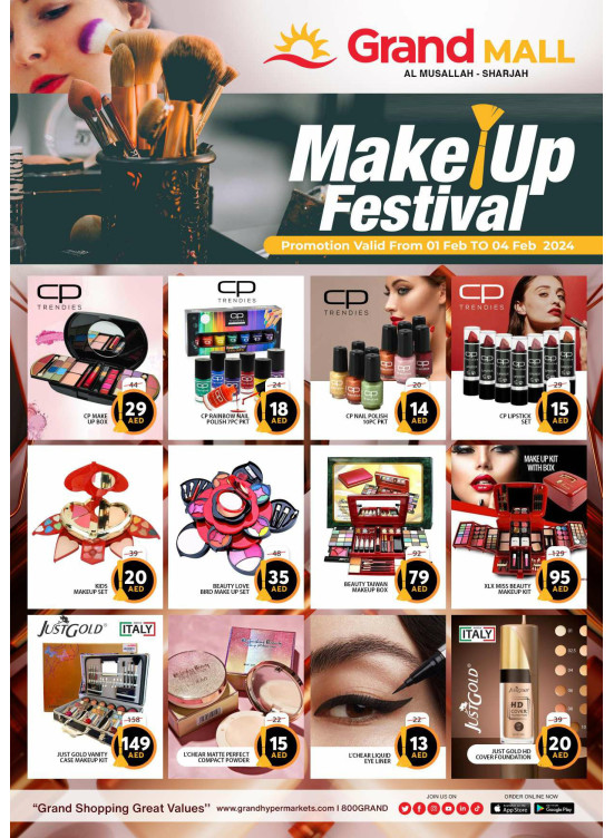 Make Up Festival - Grand Mall Sharjah from Grand Hypermarket until 4th ...