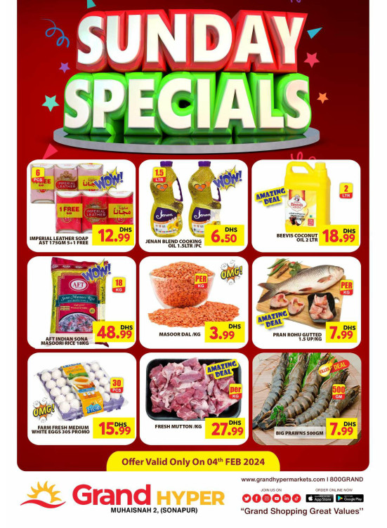 Surprise Deals - Grand Hyper Muhaisnah from Grand Hypermarket until 4th ...