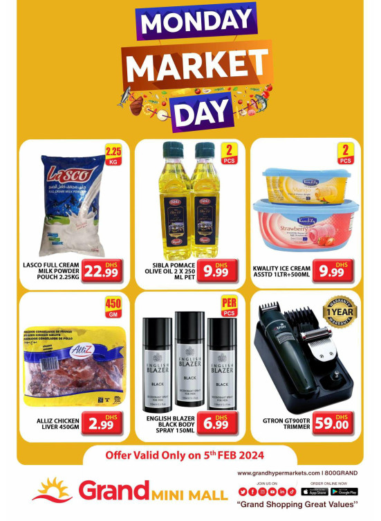Pick of The Day - Grand Mini Mall from Grand Hypermarket until 5th ...