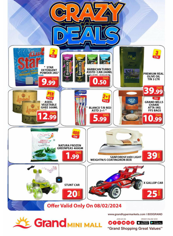 Crazy Deals - Grand Mini Mall from Grand Hypermarket until 8th February ...