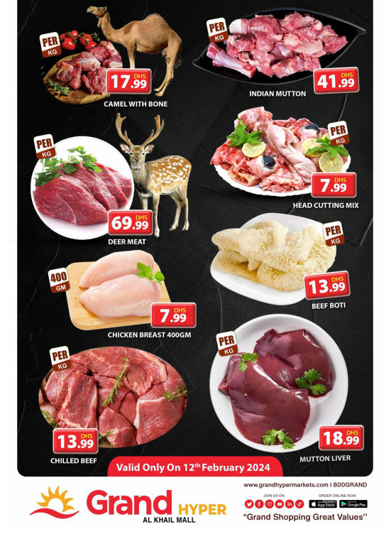 Meat Monday - Grand Hyper Al Khail Mall from Grand Hypermarket until ...