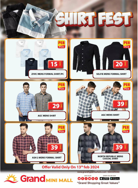 T-Shirt Fest - Grand Mini Mall from Grand Hypermarket until 13th February - Grand Hypermarket ...