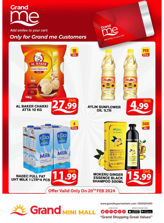 Grand Deals - Grand Mini Mall from Grand Hypermarket until 20th February - Grand Hypermarket UAE ...