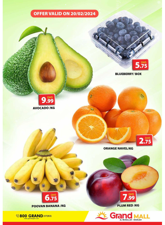 Fruitilicious Tuesday - Grand Mall Sharjah from Grand Hypermarket until 20th February - Grand ...