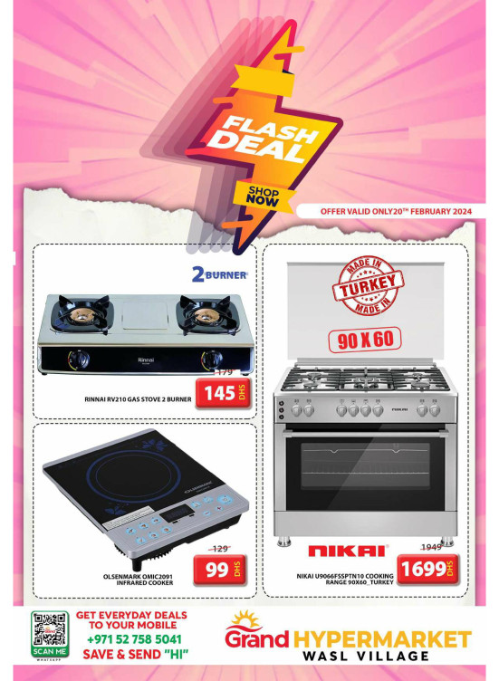 Tuesday Flash Deal - Wasl Village, Dubai from Grand Hypermarket until ...