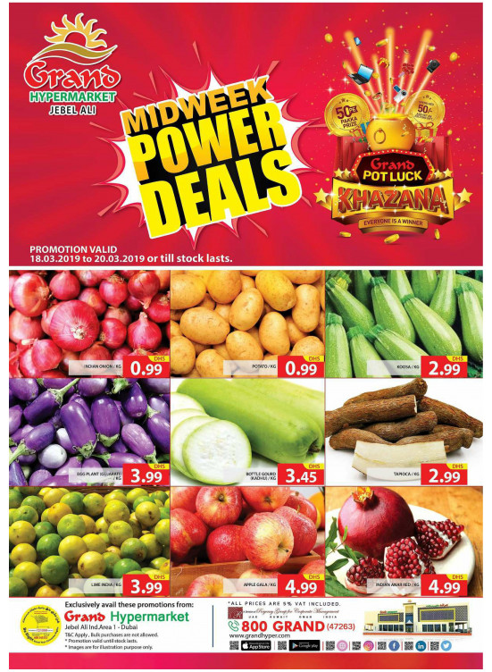 Midweek Power Deals - Grand Hypermarket Jebel Ali from Grand ...