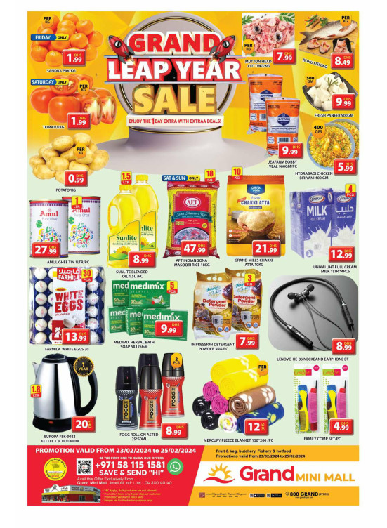 Weekend Deals - Grand Mini Mall from Grand Hypermarket until 25th ...