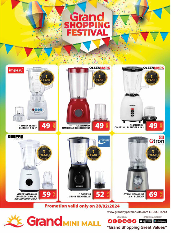 Grand Shopping Festival - Grand Mini Mall from Grand Hypermarket until ...