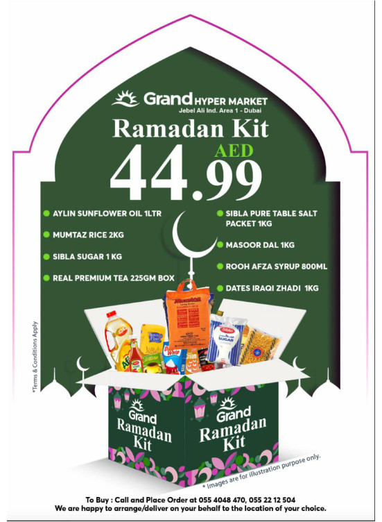 Ramadan Kit - Grand Hypermarket Jebel Ali from Grand Hypermarket until ...