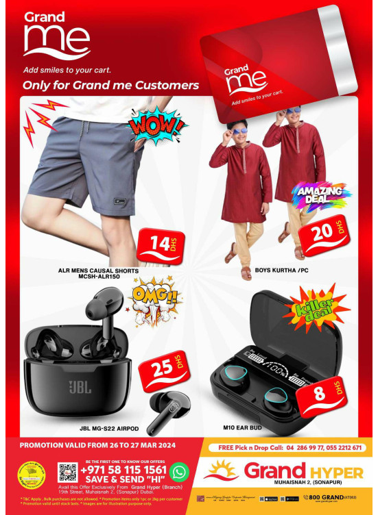 Grand Deals - Grand Hyper Muhaisnah from Grand Hypermarket until 27th ...