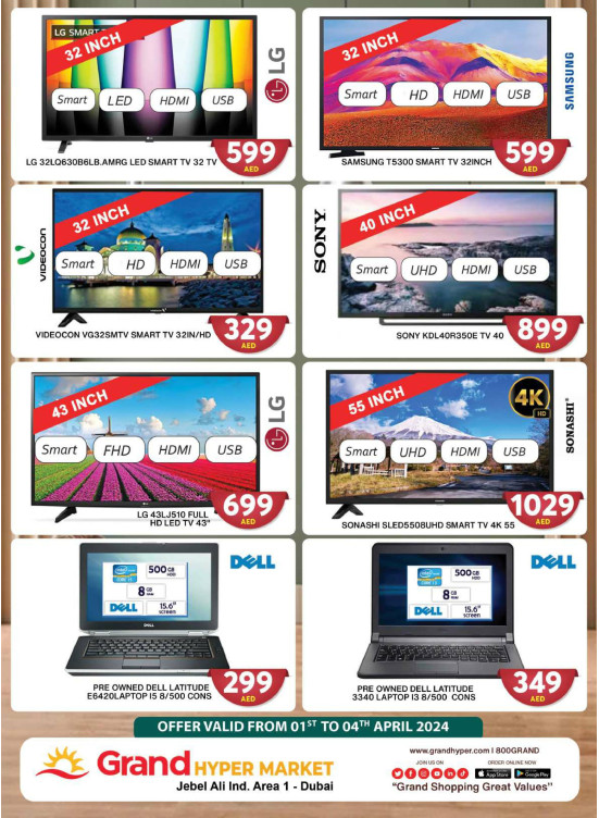 Big Deals on Electronics - Grand Hypermarket Jebel Ali from Grand ...