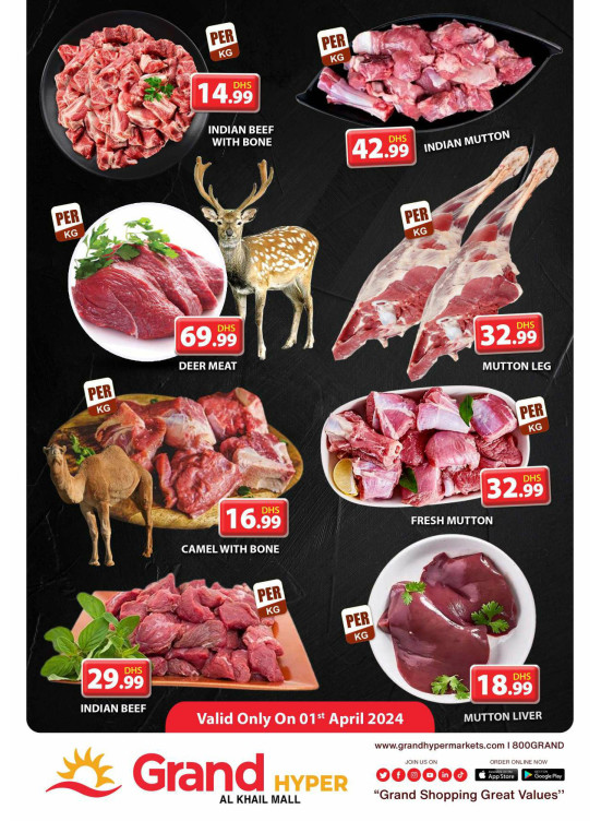 Meat Monday - Grand Hyper Al Khail Mall from Grand Hypermarket until ...