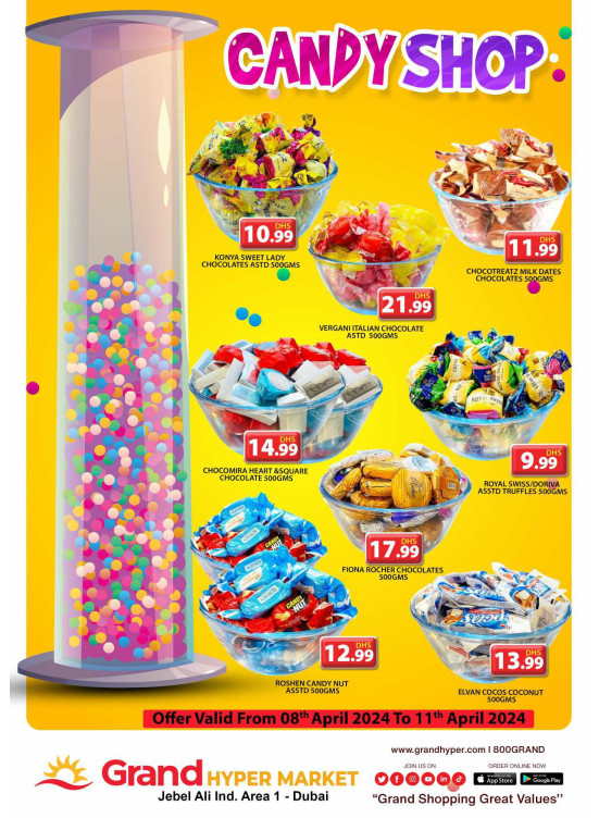 Candy Shop - Grand Hypermarket Jebel Ali from Grand Hypermarket until ...