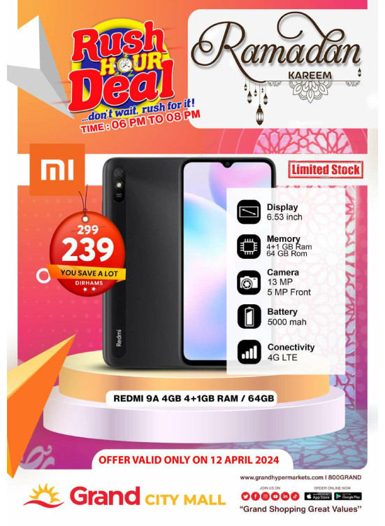 Rush Hour Deal - Grand City Mall from Grand Hypermarket until 12th ...