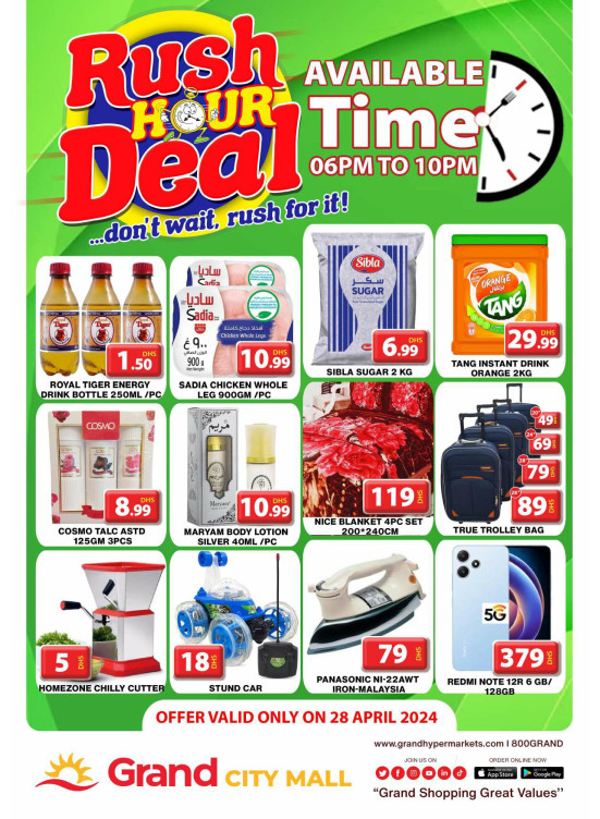 Rush Hour Deal - Grand City Mall from Grand Hypermarket until 28th ...