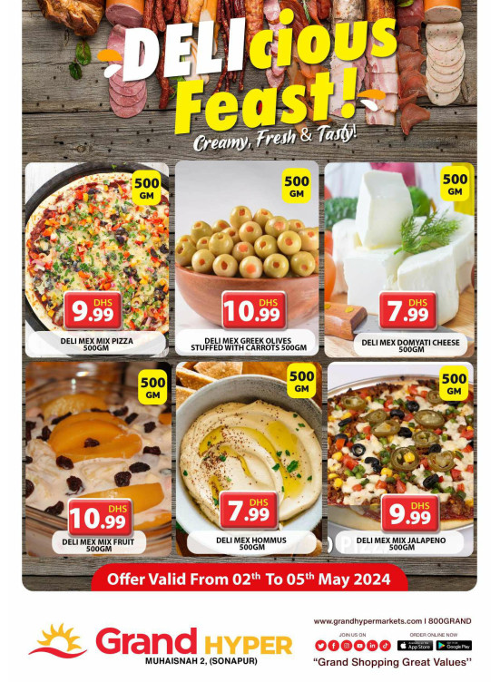 Delicious Feast - Grand Hyper Muhaisnah from Grand Hypermarket until ...