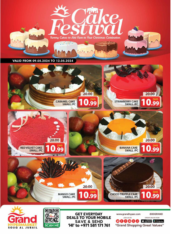 Cake Festival - Souq Al Jubail, Sharjah from Grand Hypermarket until ...