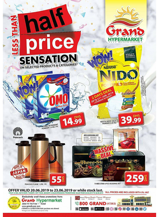 Less Than Half Price - Grand Hypermarket Jebel Ali from Grand ...