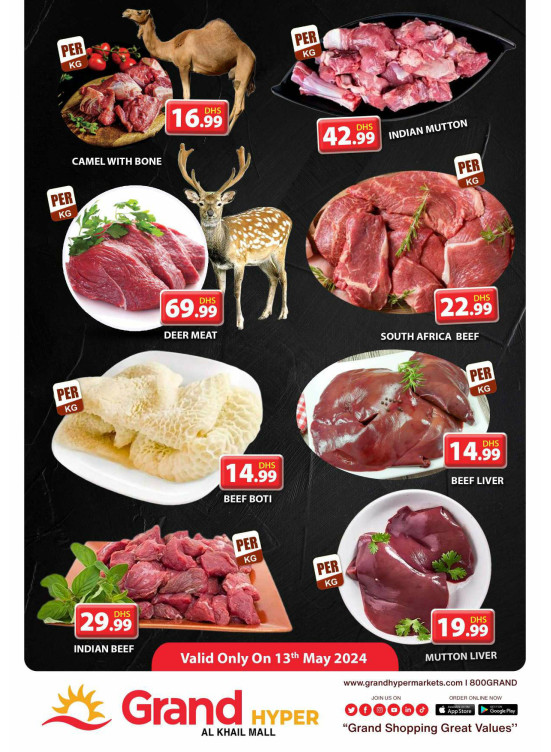 Meat Monday - Grand Hyper Al Khail Mall from Grand Hypermarket until ...