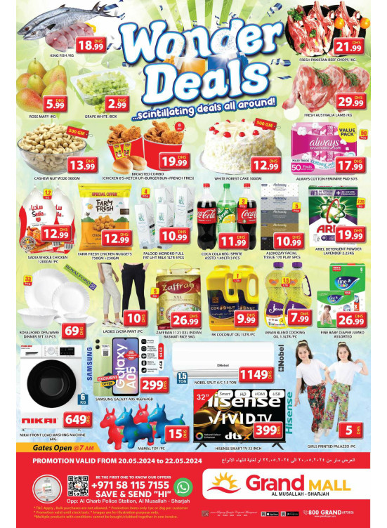Wonder Deals - Grand Mall Sharjah from Grand Hypermarket until 22nd May ...
