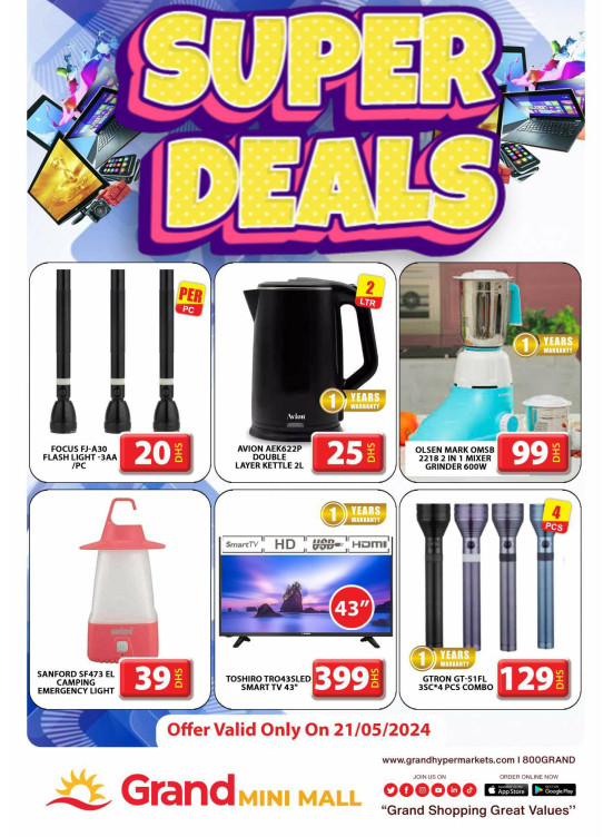 Super Deals - Grand Mini Mall from Grand Hypermarket until 21st May ...