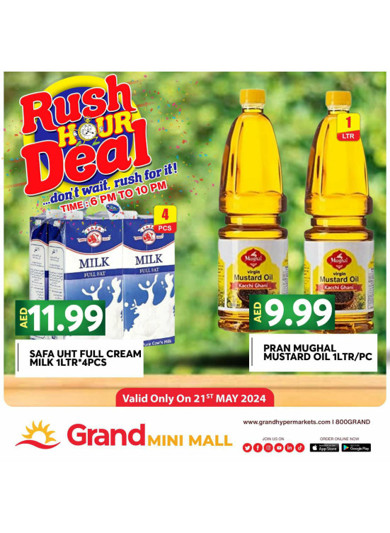 Rush Hour Deal - Grand Mini Mall from Grand Hypermarket until 21st May ...